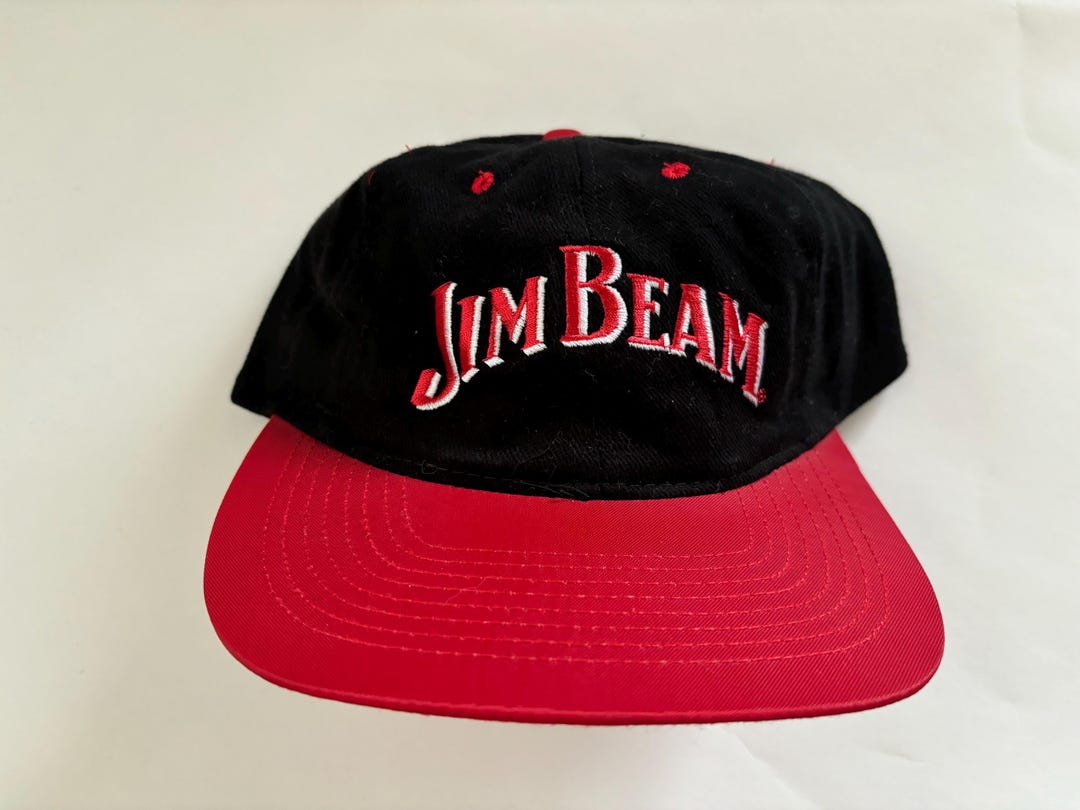 Vintage 90s Jim Beam Snapback Hat by Mo Money - Etsy