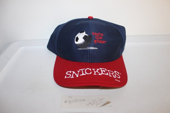 Vintage 90s Snickers Snapback Hat by Fantastic | Etsy