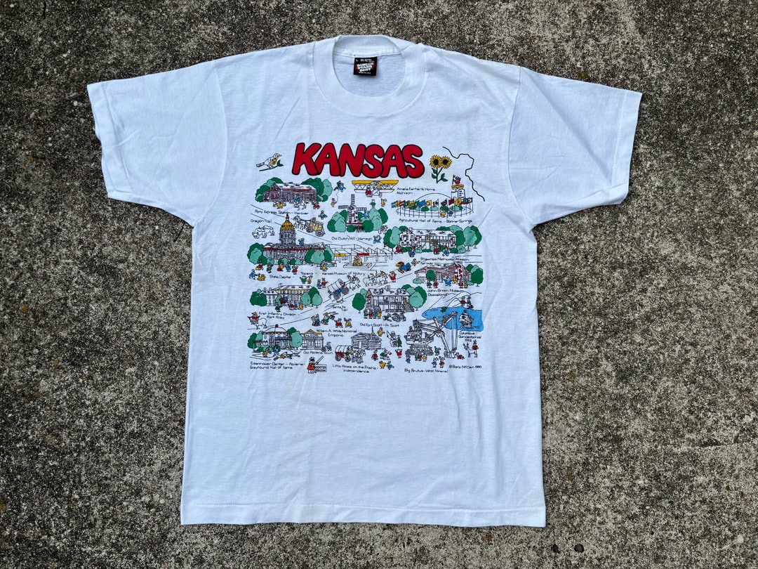 Vintage 1988 Kansas Cartoonist City Barb Mcclain Shirt Size L - Etsy