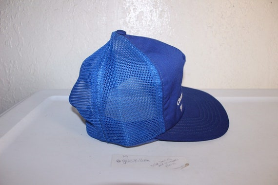 Vintage 90's Chemical Leaman Tank Lines Meshback Hat … - Gem