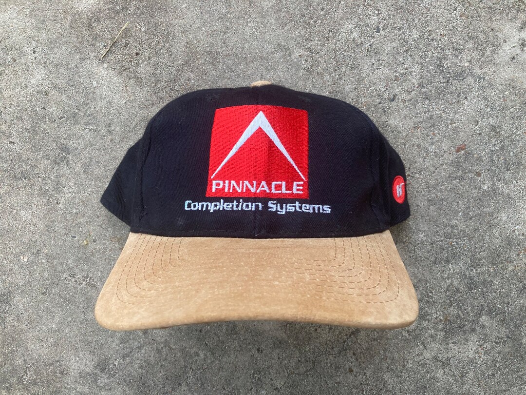 Vintage 90’s Pinnacle Halliburton Strapback Hat by Toppers - Etsy