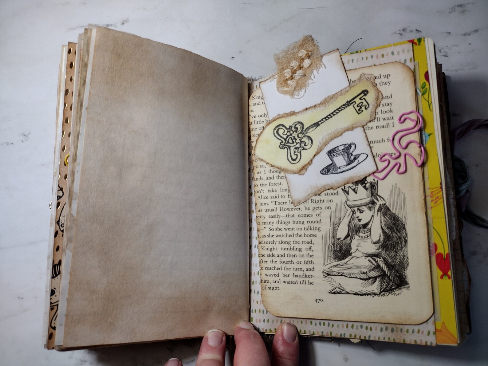 Mini Alice in Wonderland Journal - Etsy