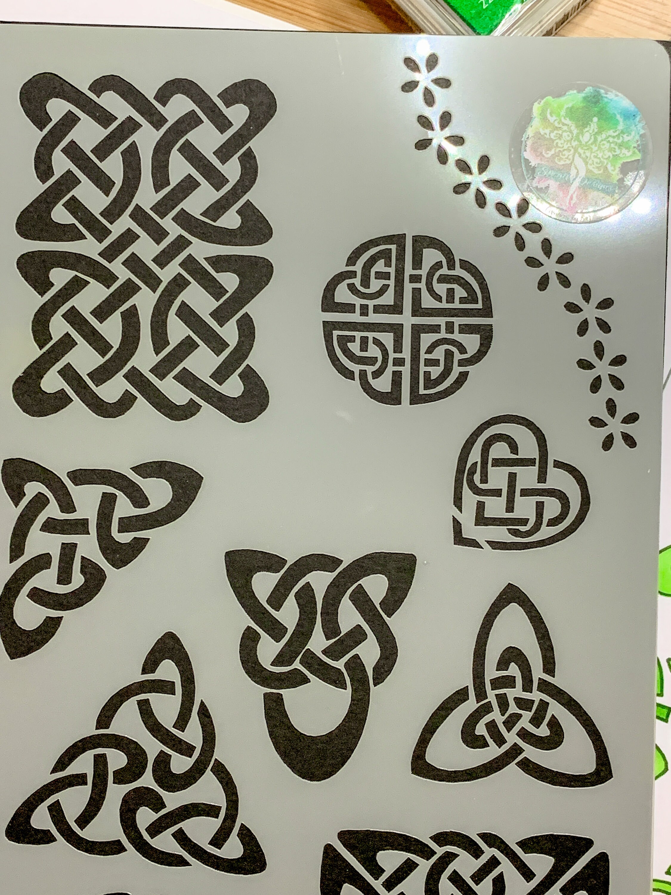 Celtic Viking Knots Journal Stencil (design 4), Arts Crafts Stencil - Etsy