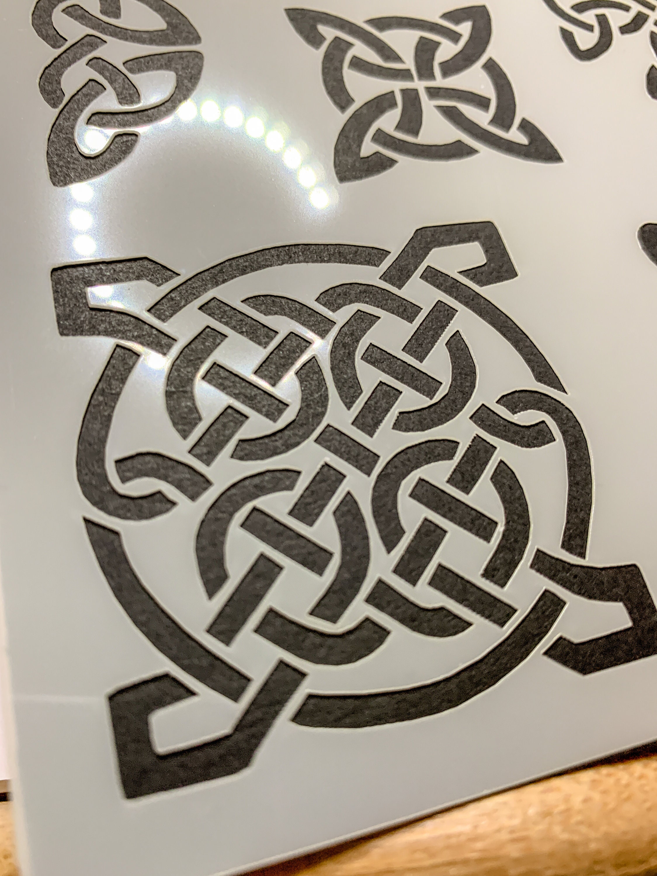 Celtic Viking Knots Journal Stencil (design 5), Arts Crafts Stencil - Etsy