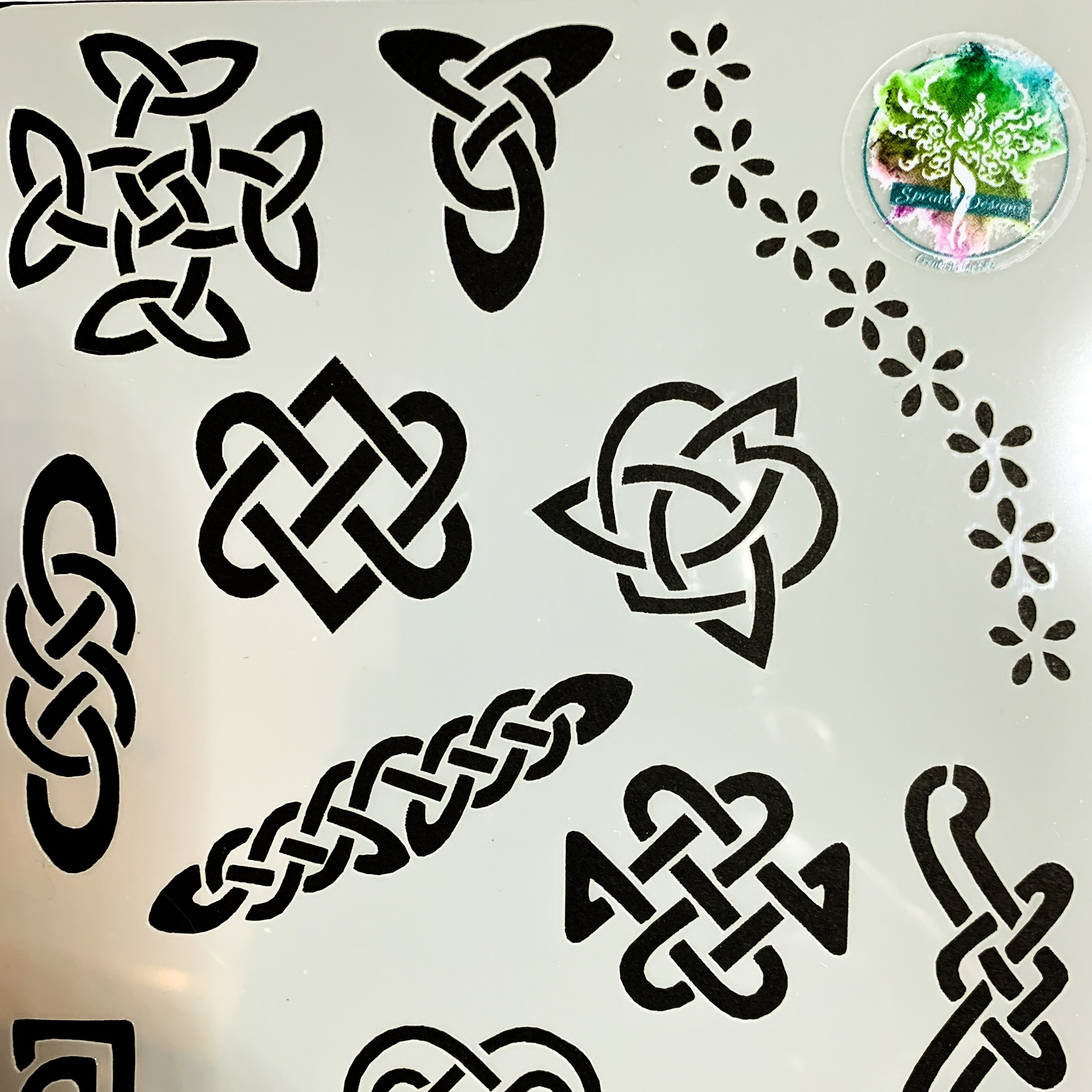 Celtic Viking Knots Journal Stencil (design 1), Arts Crafts Stencil - Etsy