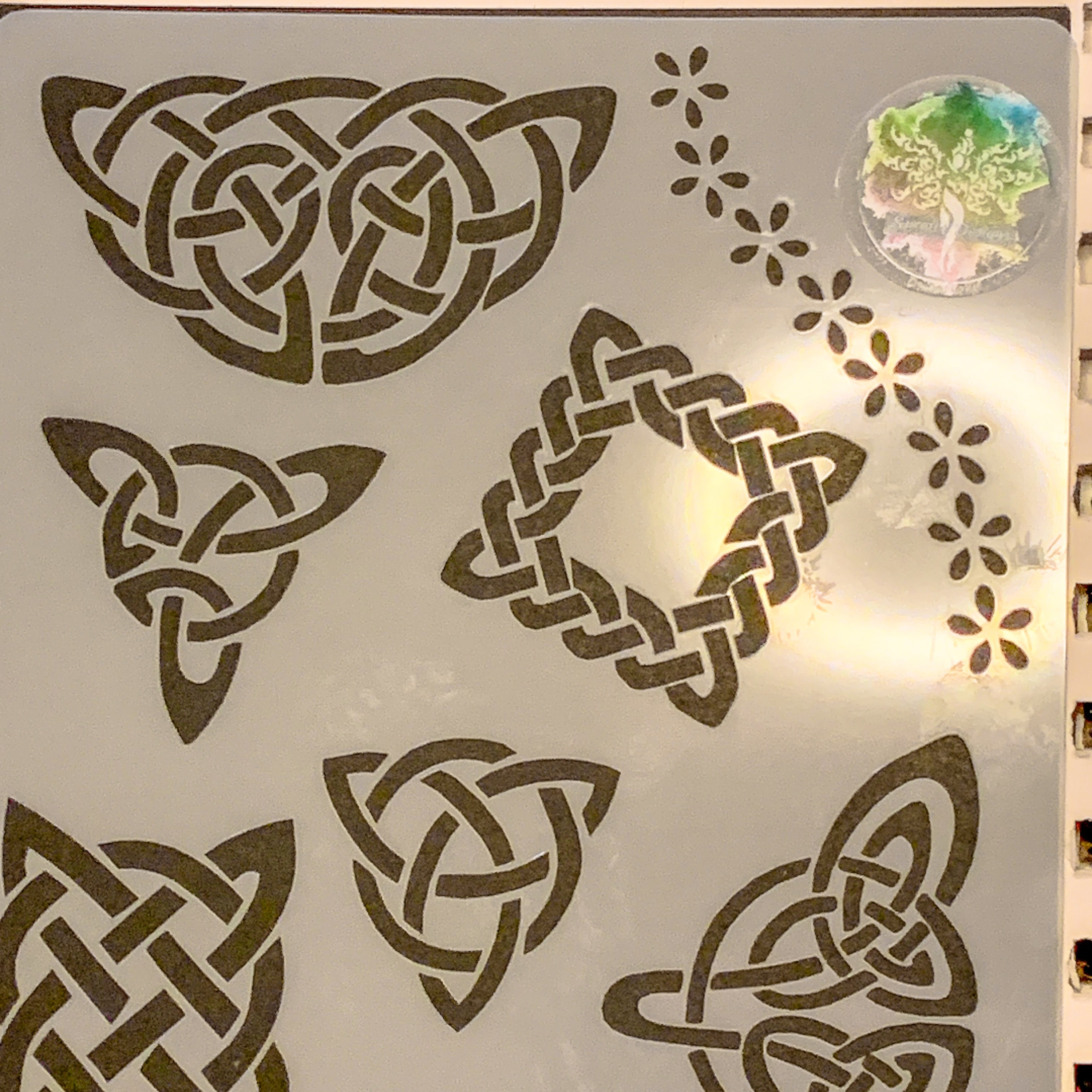 Celtic Viking Knots Journal Stencil (design 6), Arts Crafts Stencil - Etsy