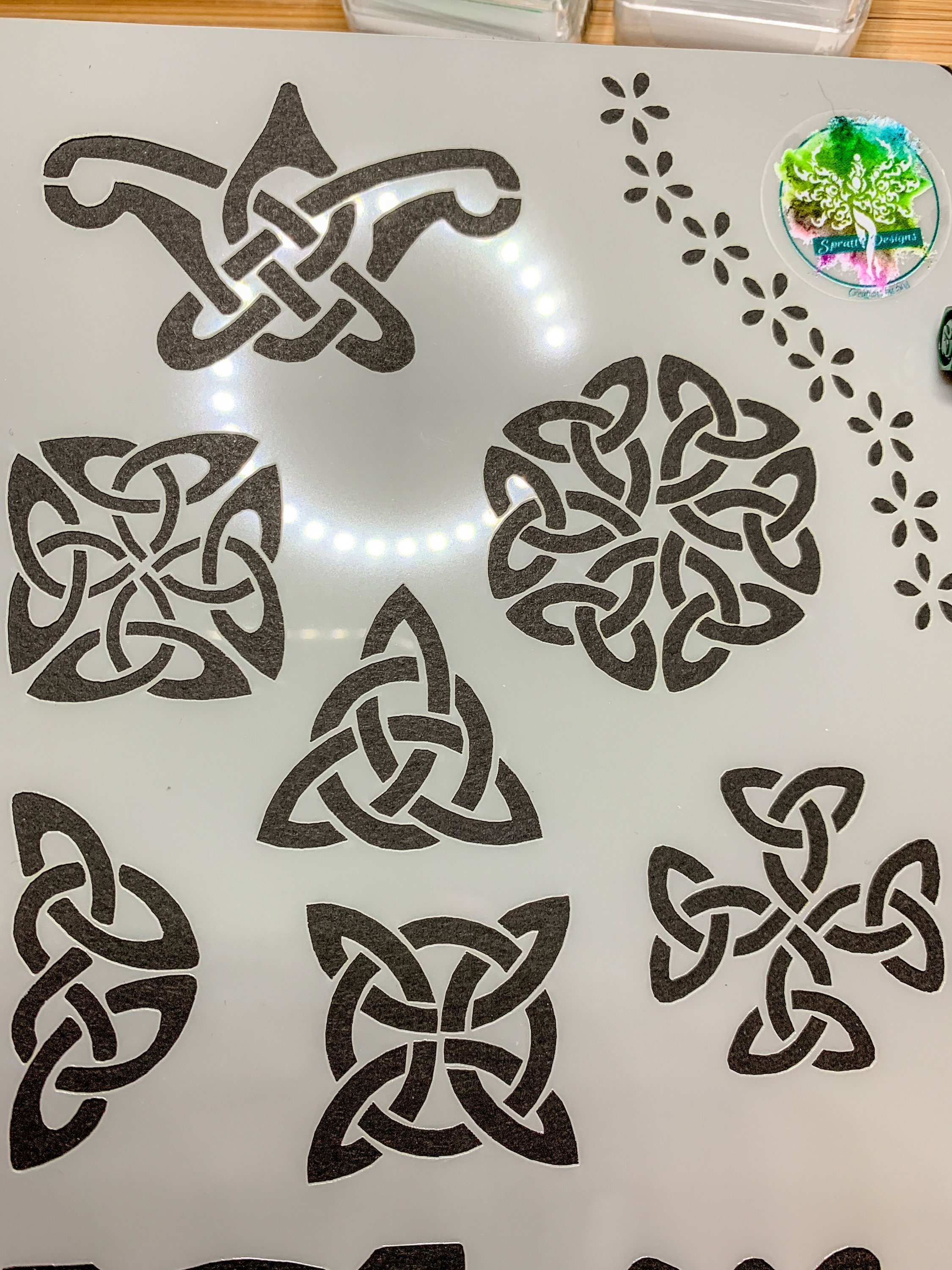 Celtic Viking Knots Journal Stencil (design 5), Arts Crafts Stencil - Etsy