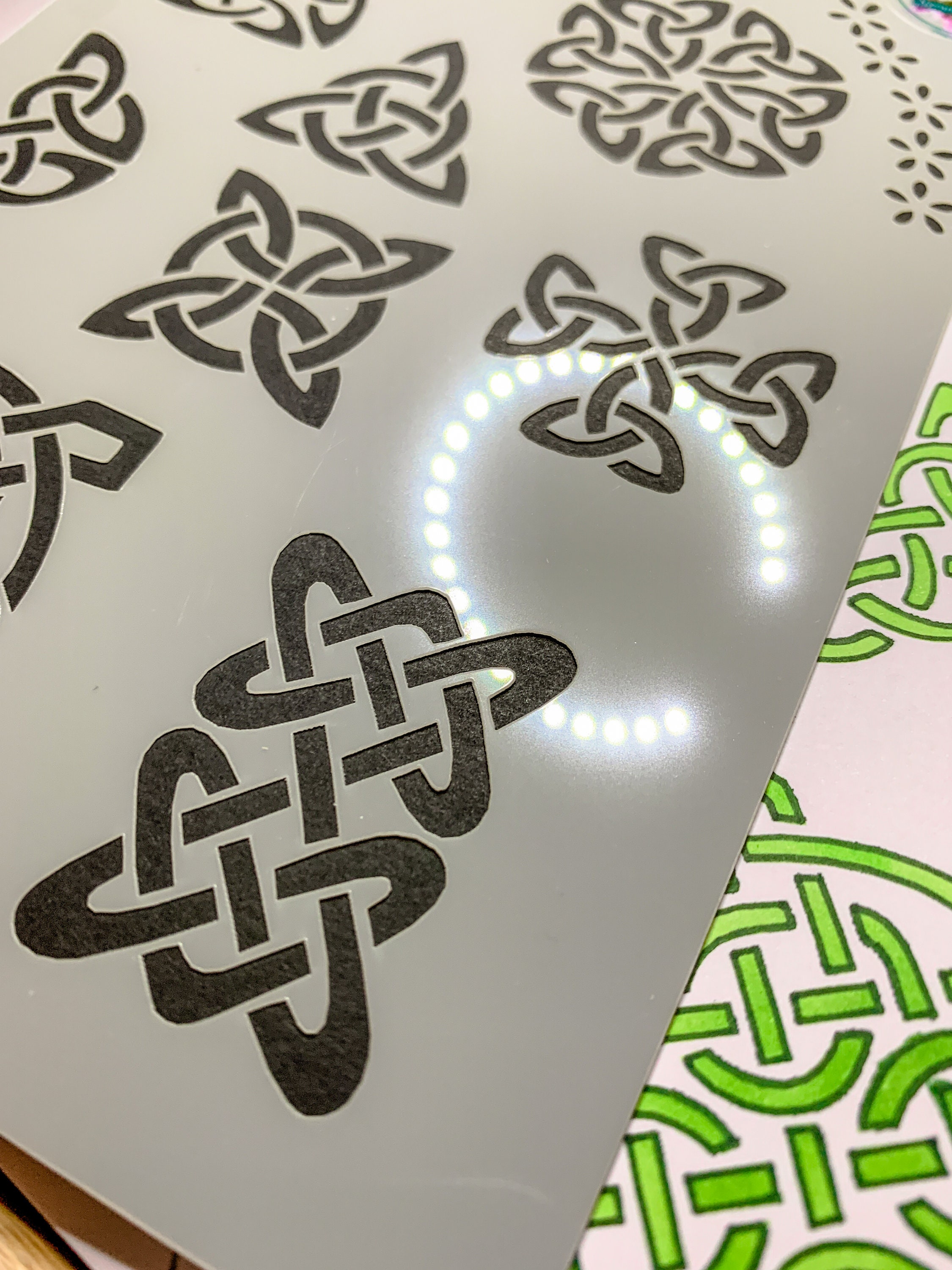 Celtic Viking Knots Journal Stencil (design 5), Arts Crafts Stencil - Etsy