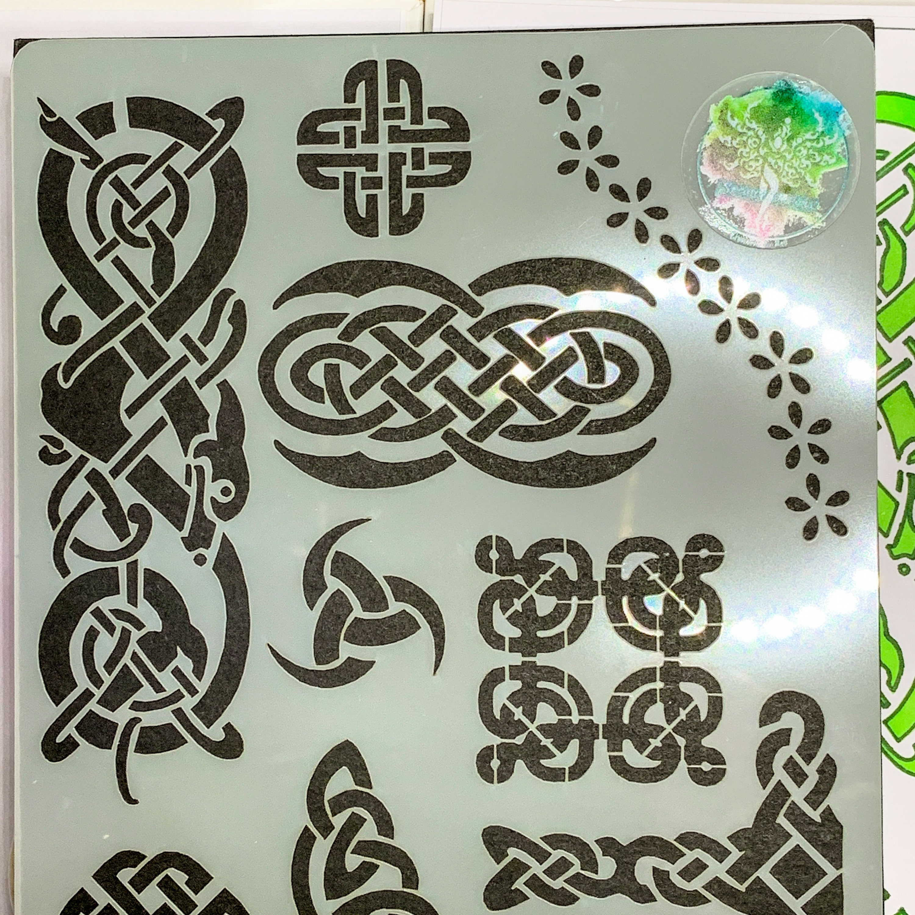 Celtic Viking Knots Journal Stencil (design 2), Arts Crafts Stencil - Etsy