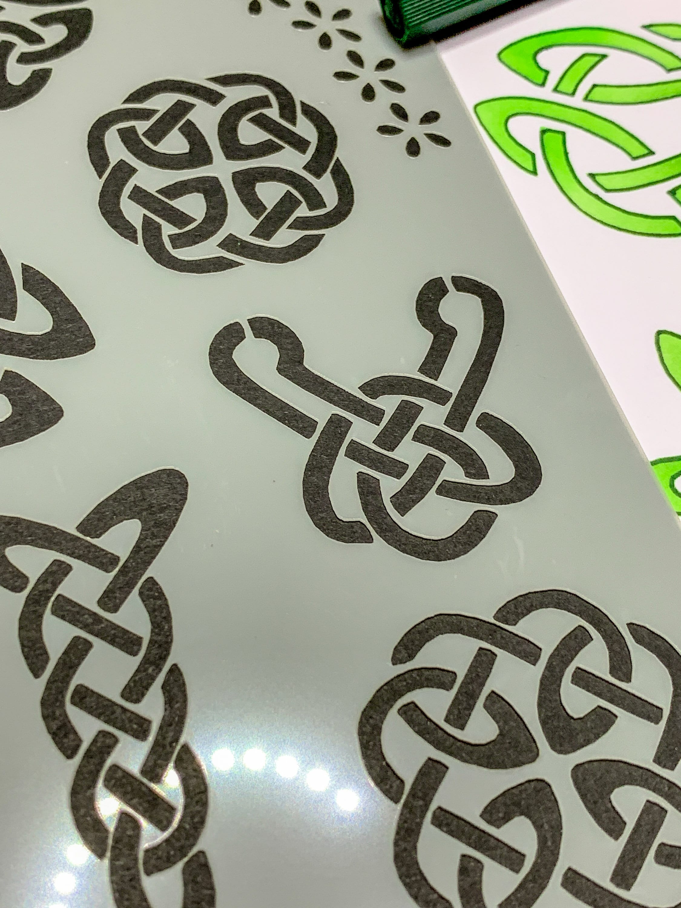 Celtic Viking Knots Journal Stencil (design 3), Arts Crafts Stencil - Etsy