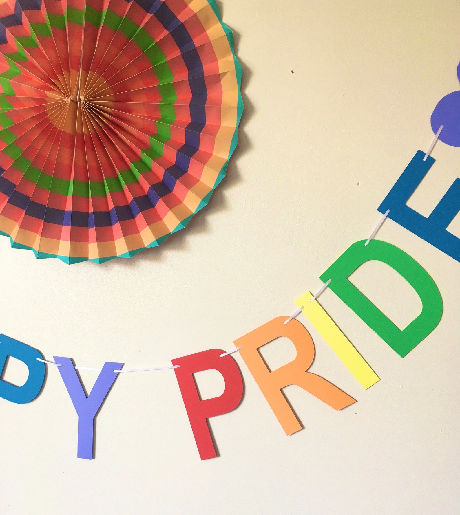 HAPPY PRIDE, Pride Bunting, Parade Banner, Rainbow Pride Banner, LGBTQ ...
