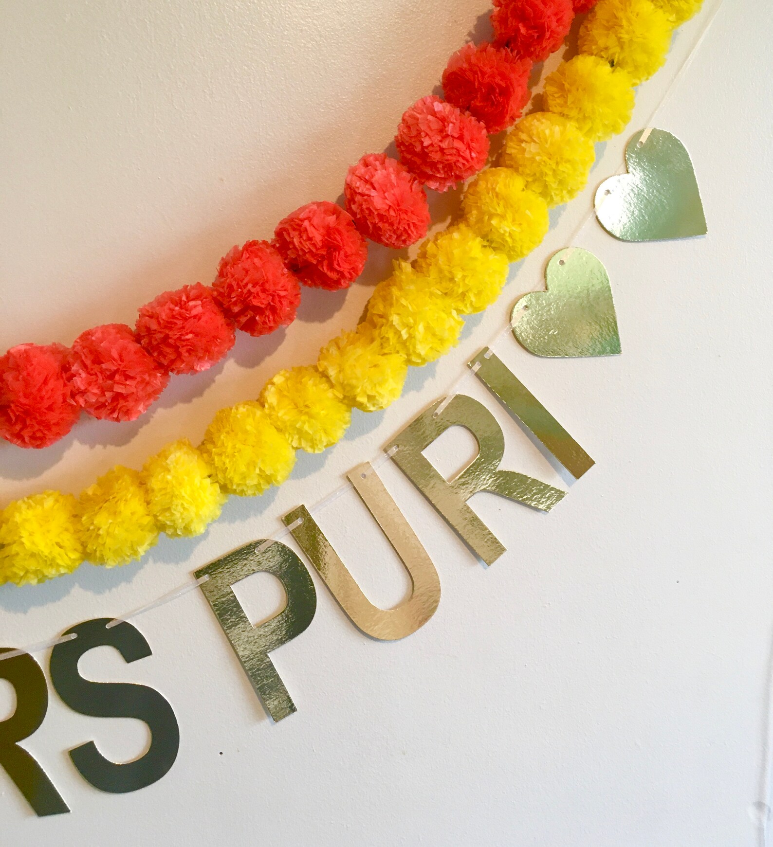 Indian Wedding Banner Shaadi Banner Gold Theme Wedding | Etsy