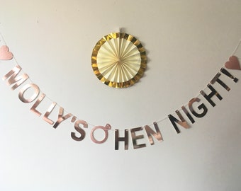 Personalised Hen Do Banner - Etsy