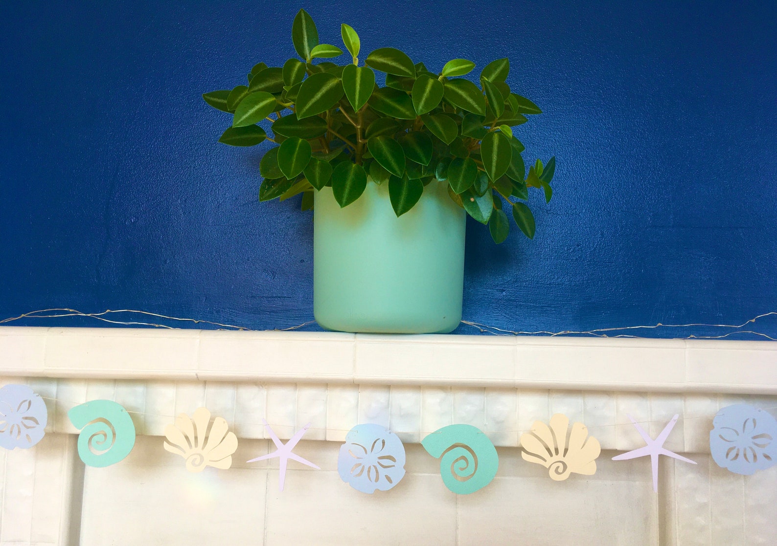Paper Sea Shell Garland Sea Shell Bunting Beach Decor - Etsy