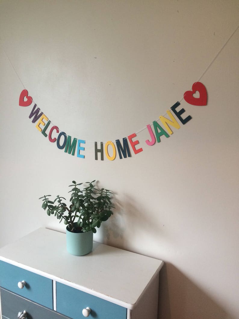 Make your own Paper party bunting custom banner personalised | Etsy