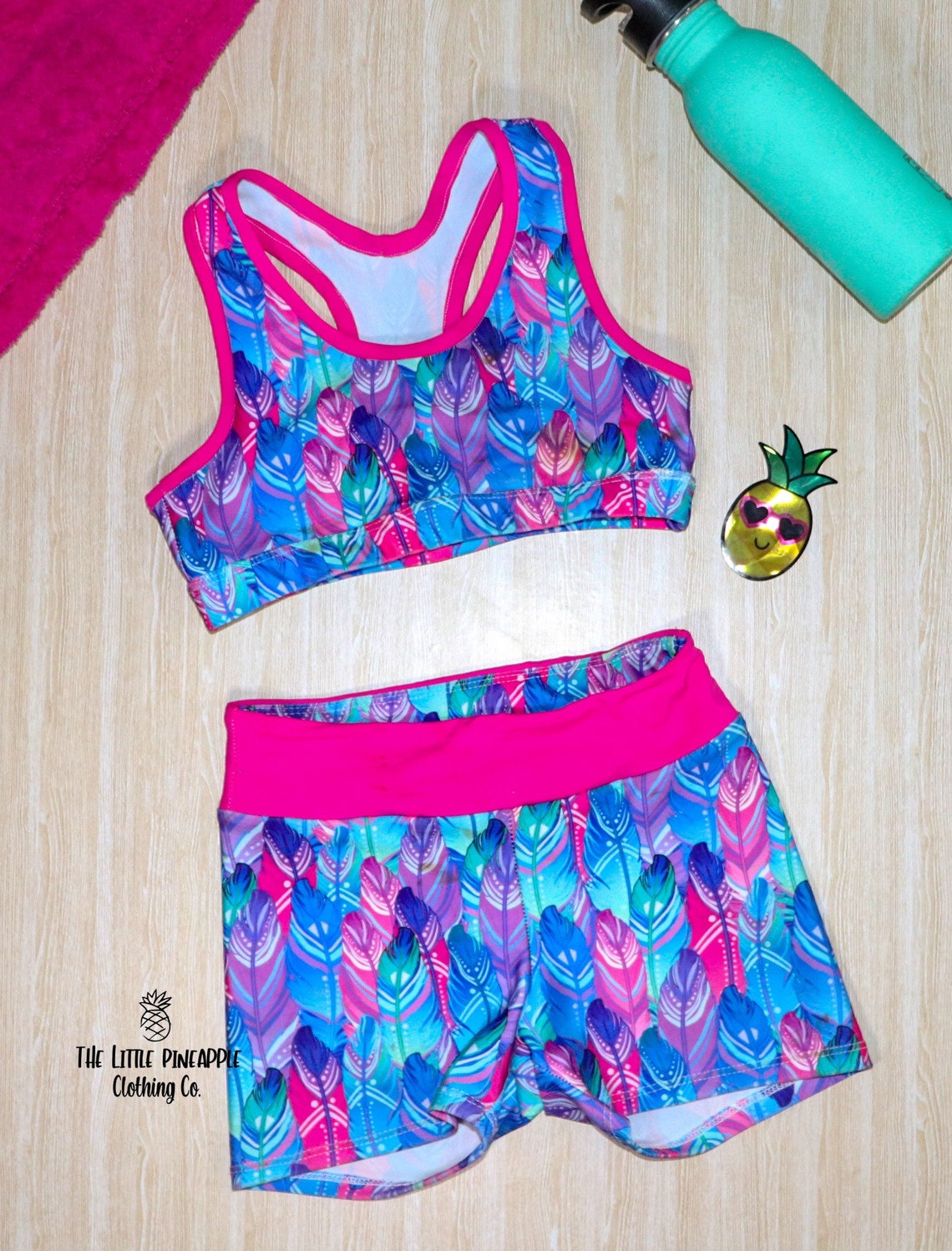 Girls 2 Piece Activewear Set - Etsy