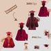 Watercolor Woman Burgundy, Graduation Cap, Graduation Clipart ...