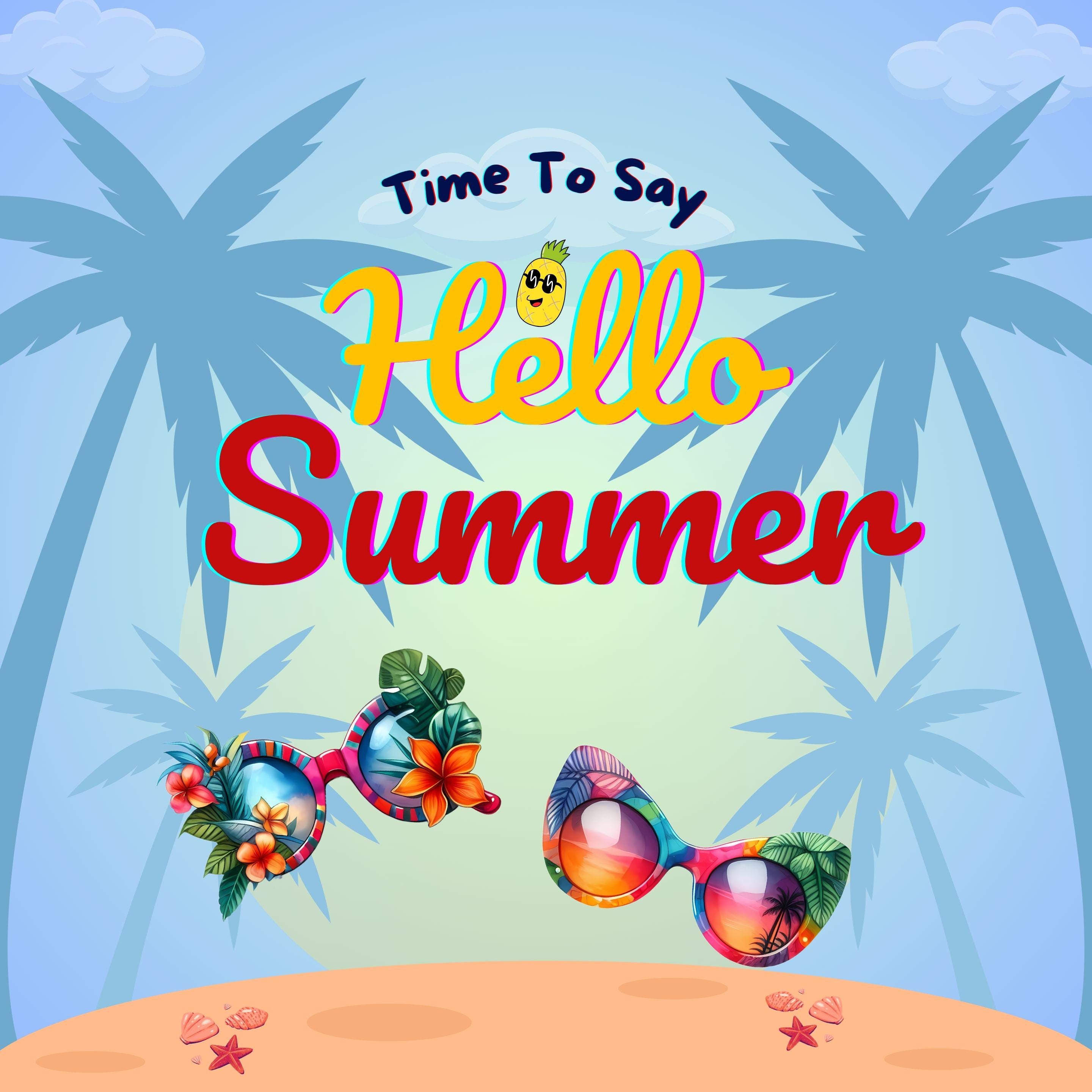 Glasses Cliparte, Tropical Sunglasses Clipart Set, Summer Sunglasses ...