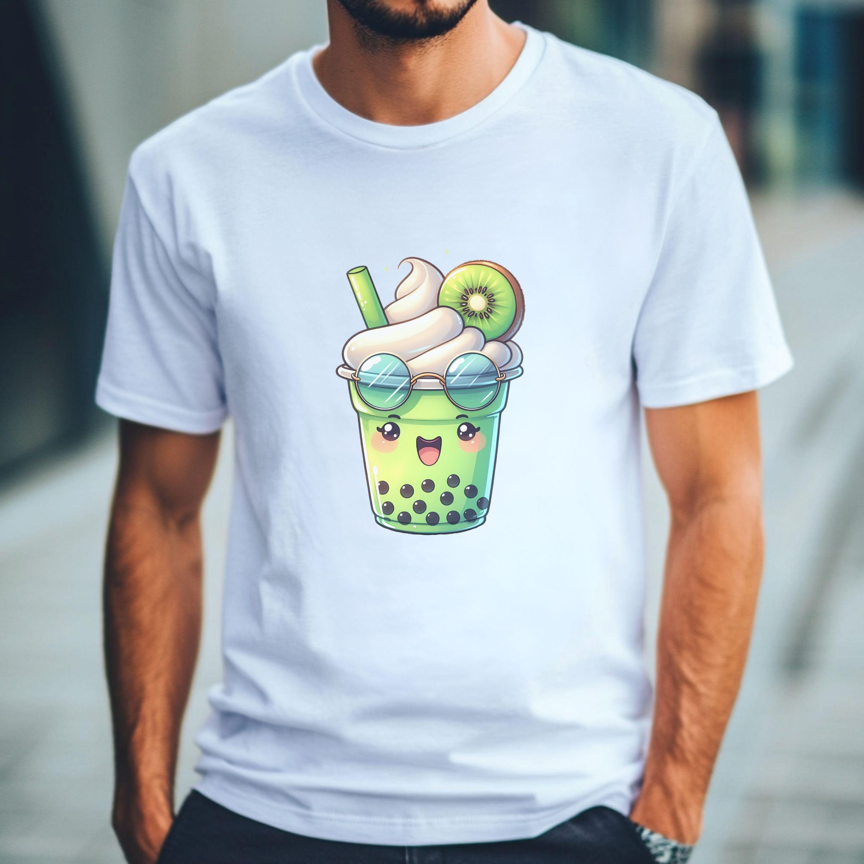 Summer Bubble Tea Clipart, Boba Tea PNG Bundle, Kawaii Cartoon Bubble ...