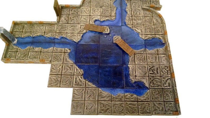 Magnetic Water Dungeon Tiles / D&D / Pathfinder / Roleplaying ...