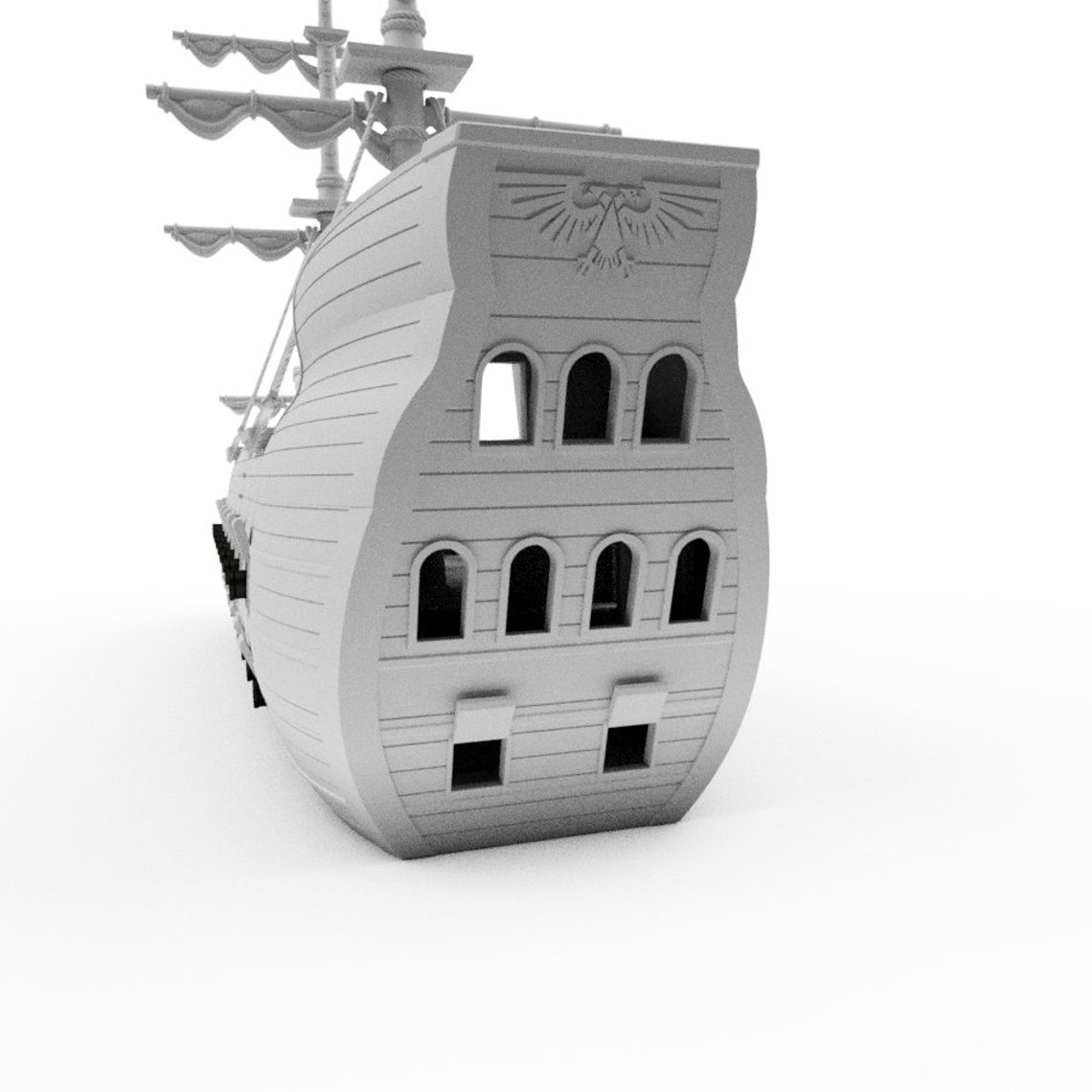 Warship / Terrain / Dnd / Tabletop Gaming / 40k / Pathfinder / - Etsy