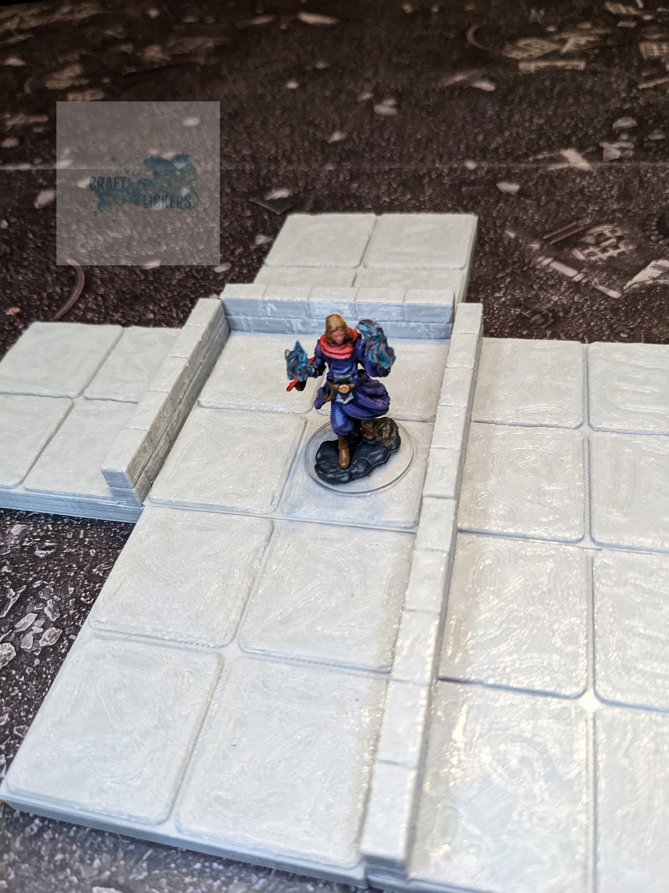 Magnetic Dungeon Tiles / 62 Piece Set / D&D / Pathfinder / Roleplaying ...