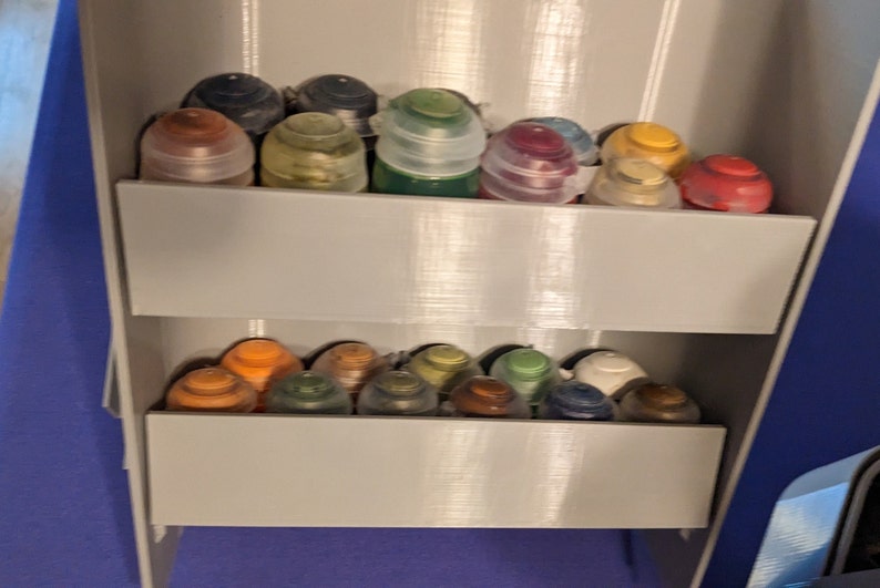 Mobile Paint Station Caddy / Painting / Paint Storage / Make-up / Make ...