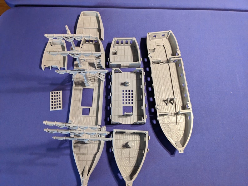 Warship / Terrain / Dnd / Tabletop Gaming / 40k / Pathfinder ...