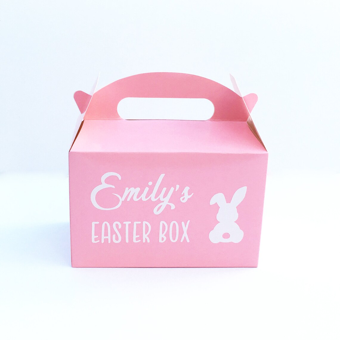 Easter Gift Box / Easter Egg Basket Easter Basket / Happy | Etsy