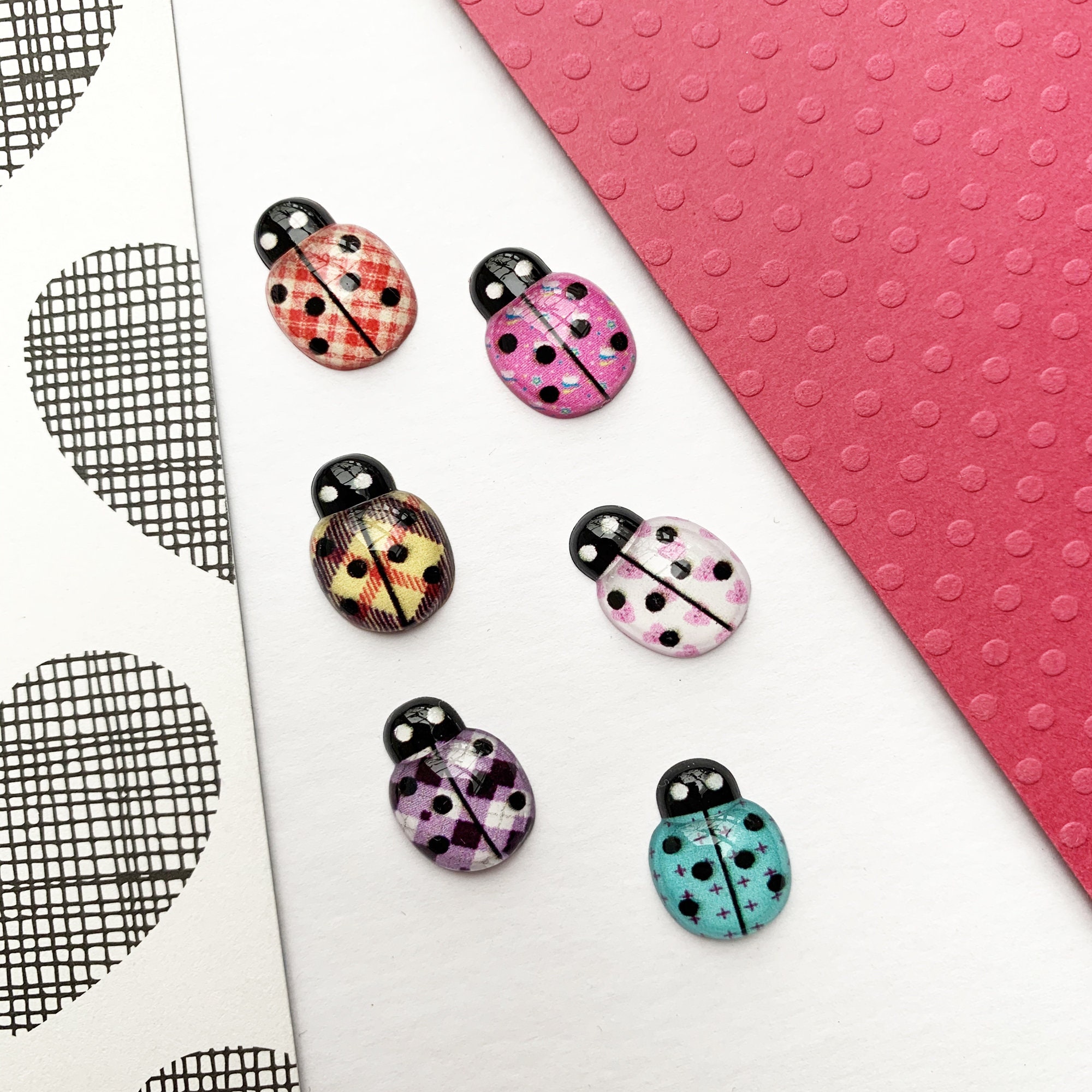 Kids' Crafts Embellishments Ladybug Craft Rainbow Gift Scrapbooking ...