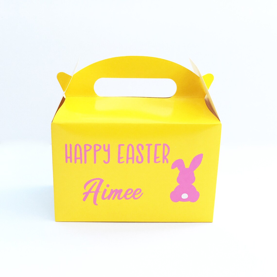 Easter Gift Box / Easter Egg Basket Easter Basket / Happy | Etsy