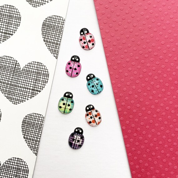 Kids' Crafts Embellishments Ladybug Craft Rainbow Gift Scrapbooking ...