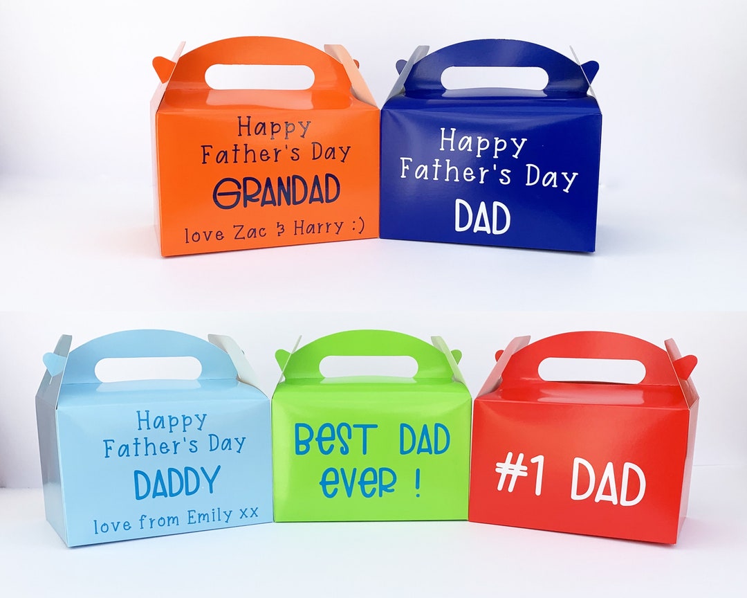 Dad Birthday Gift Box / Fathers Day Gift for Dad Gift From Kids ...