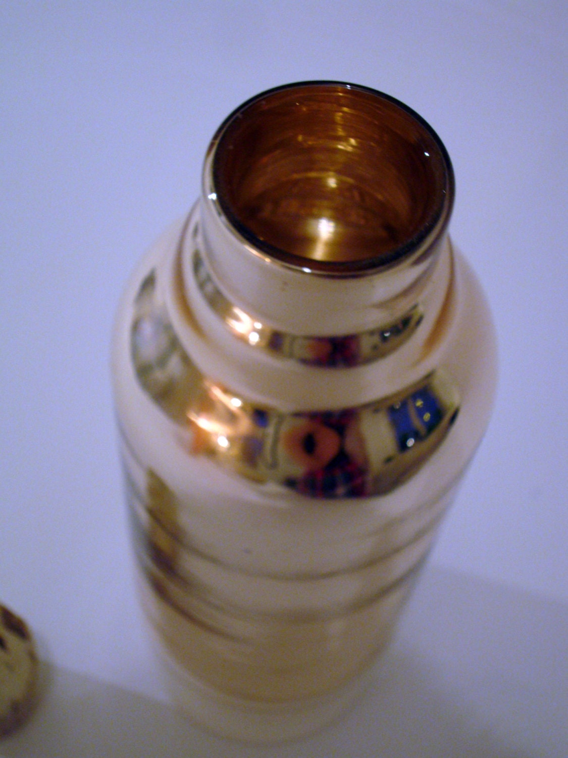 Vintage Swedish Glass Vacuum Flask Water Bottle Cork Thermos Inner ...