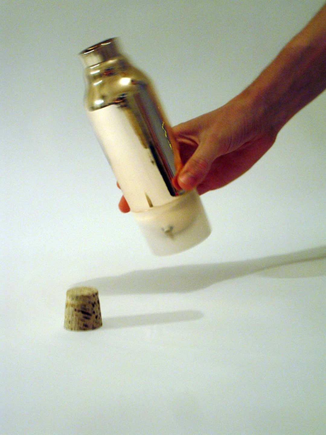 Vintage Swedish Glass Vacuum Flask Water Bottle Cork Thermos Inner ...