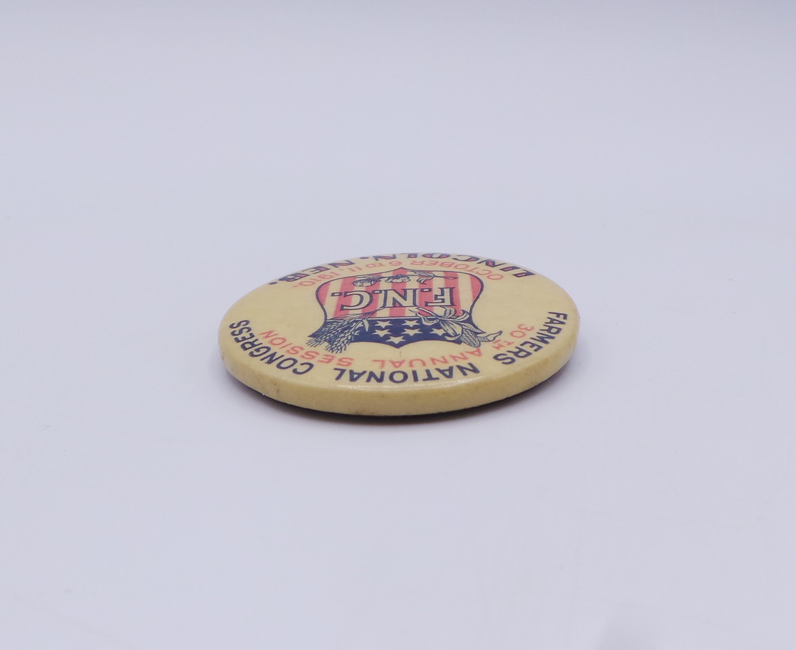 Celluloid 1910 Farmers National Congress Pinback Button Union Ne ...