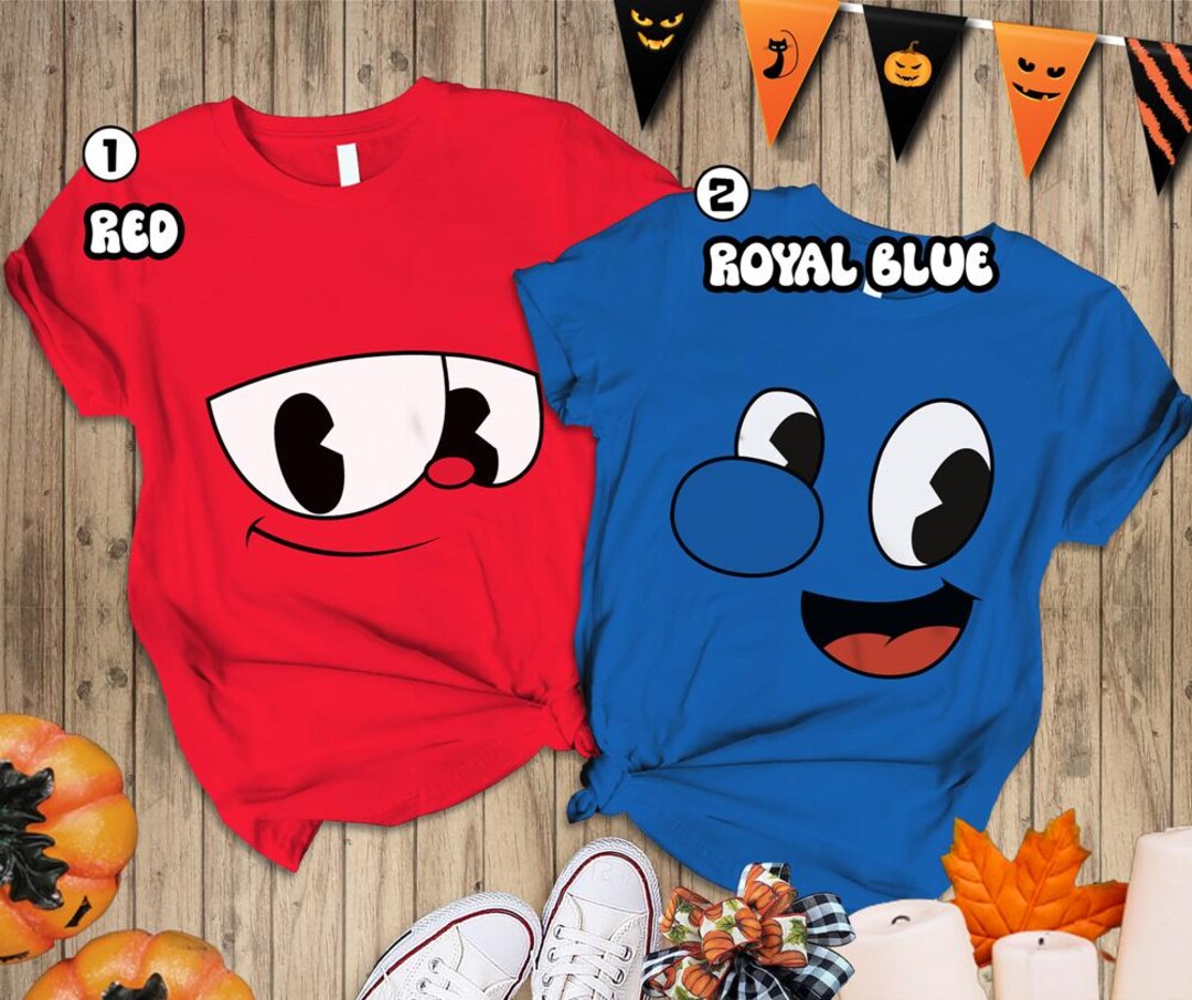 Cuphead Costume Shirt Cup Head Costume Shirt Cuphead Game Costume Shirt ...