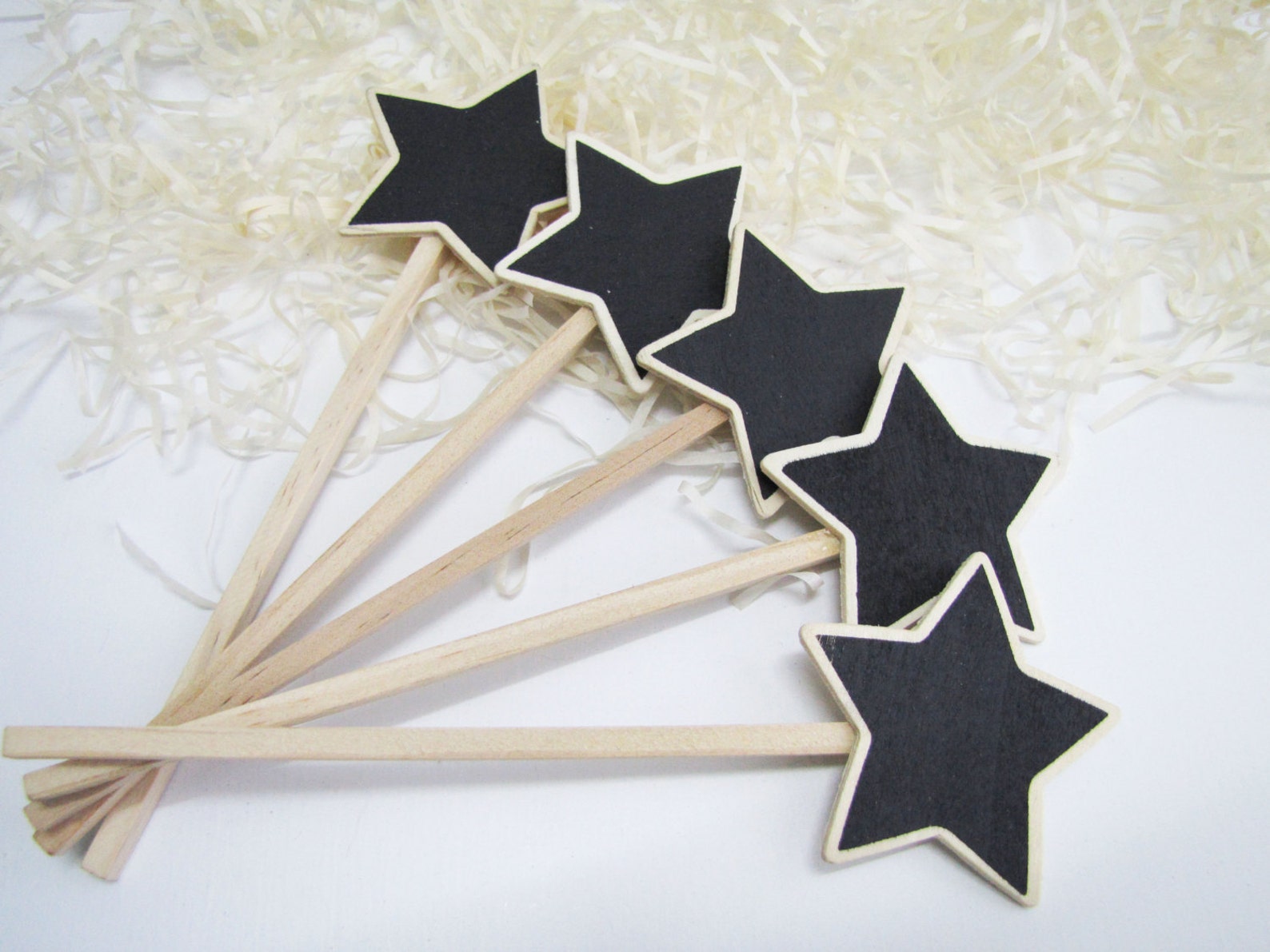 Star Chalkboard Signs Chalkboard Numbers Cake Toppers | Etsy