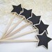 Star Chalkboard Signs Chalkboard Numbers Cake Toppers - Etsy