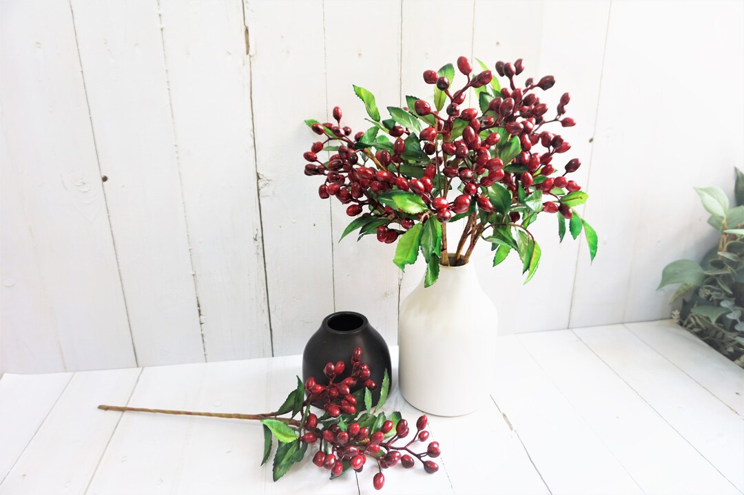 Life Like Berry, Rustic Red Berry, Christmas Decor, Christmas Wreath ...