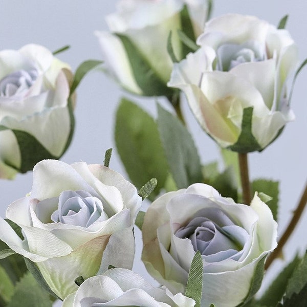 Dusty Blue Rose - Etsy