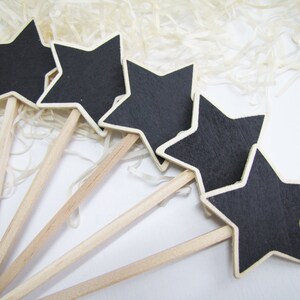 Star Chalkboard Signs, Chalkboard Numbers, Cake Toppers, Wedding Decor ...