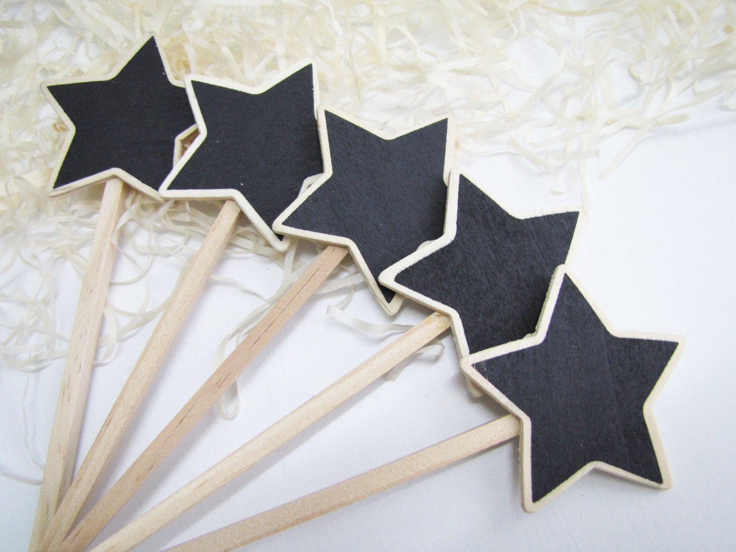 Star Chalkboard Signs Chalkboard Numbers Cake Toppers | Etsy