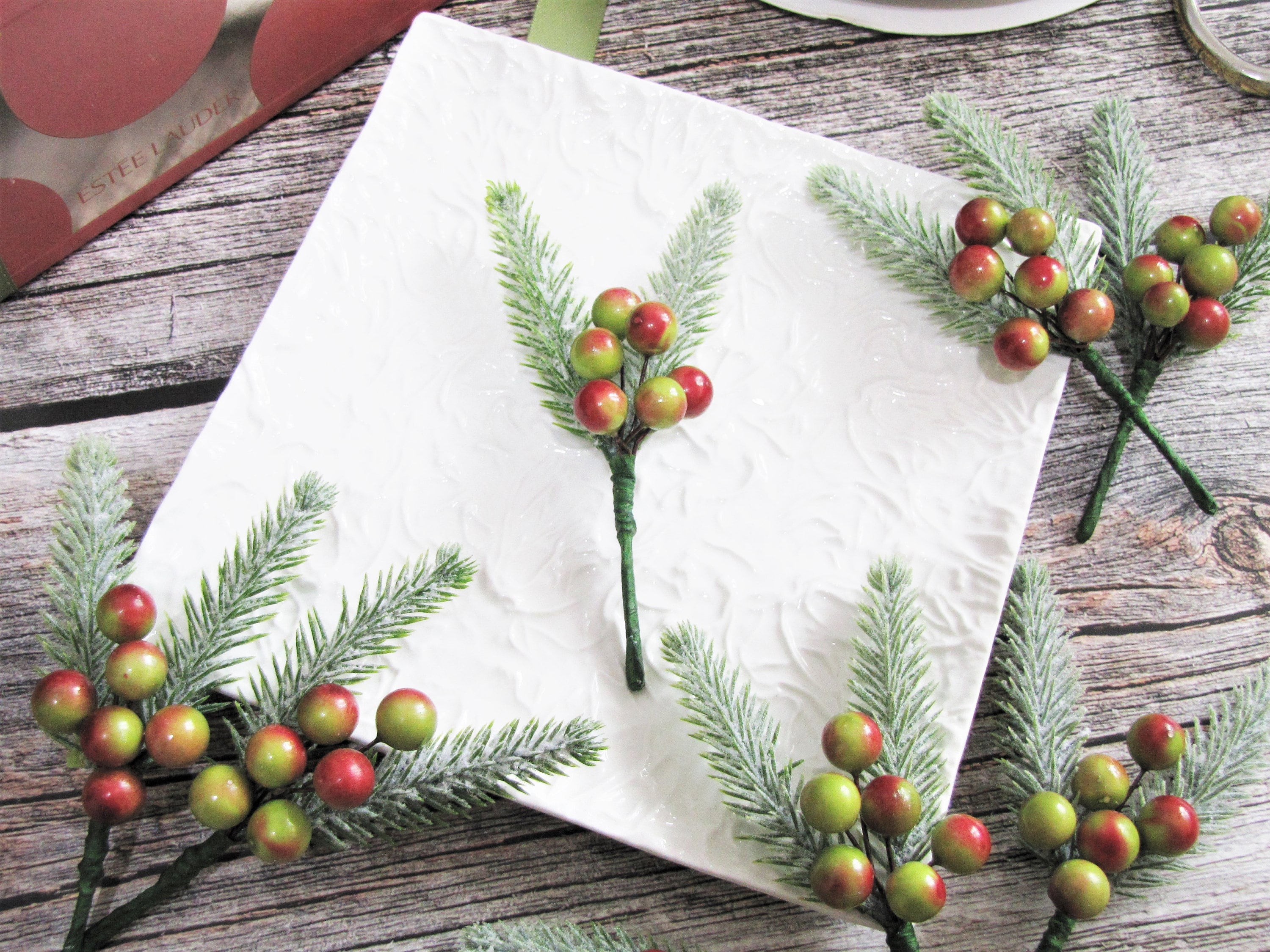 Pack of 8 Silver Berry Sticks Silver Wedding Decor Gift - Etsy