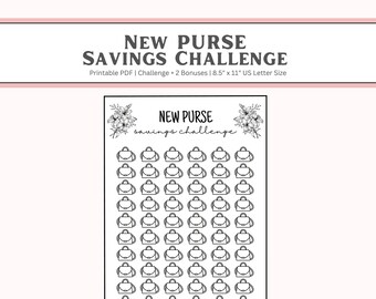 New Stove Savings Challenge Printable US Letter Size Savings Challenge ...