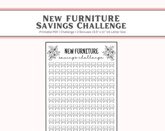 New Washer Savings Challenge Printable US Letter Size Savings Challenge ...
