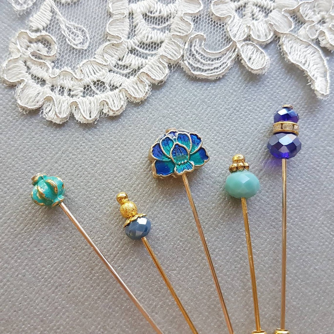 Hijab Pin Set Hat Pin Islamic Jewelry Muslim Bridesmaid | Etsy