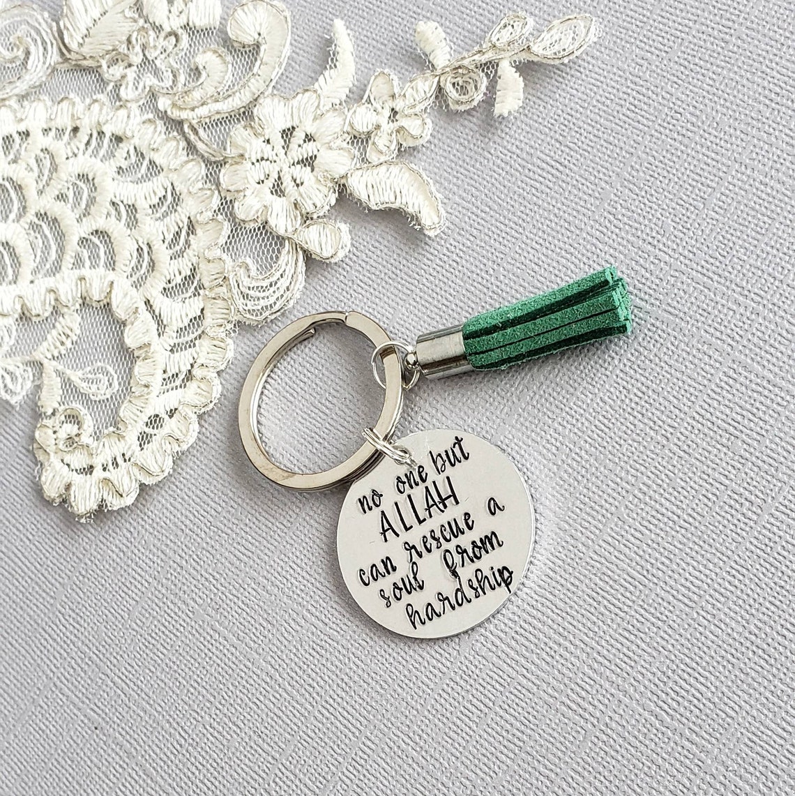 No One but Allah Personalize Islamic Keychain Islamic Quote - Etsy