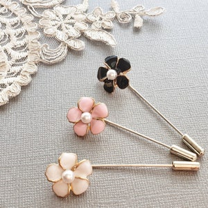 Pearl Hijab Pin, Hat Pin, Lapel Pin, Bridal Hijab, Muslim Bridesmaid ...