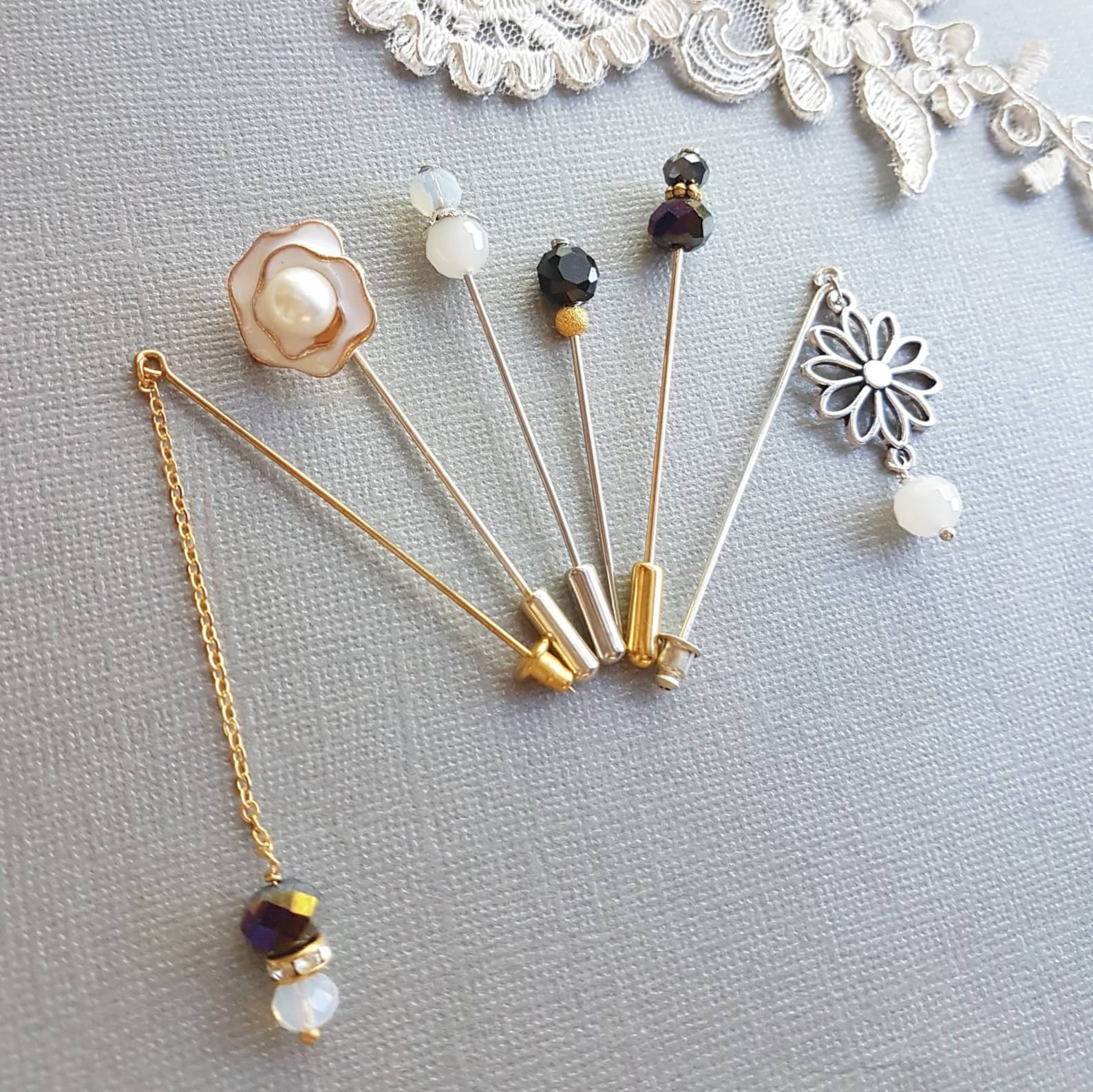 Hijab Pin Set Hijab Pins Eid Gift Islamic Gift Hijabi | Etsy